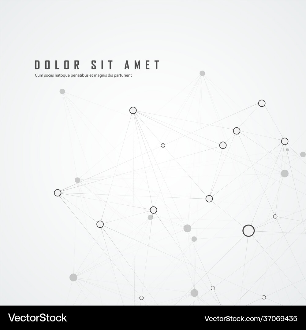 Connections lines great design for any purposes Vector Image