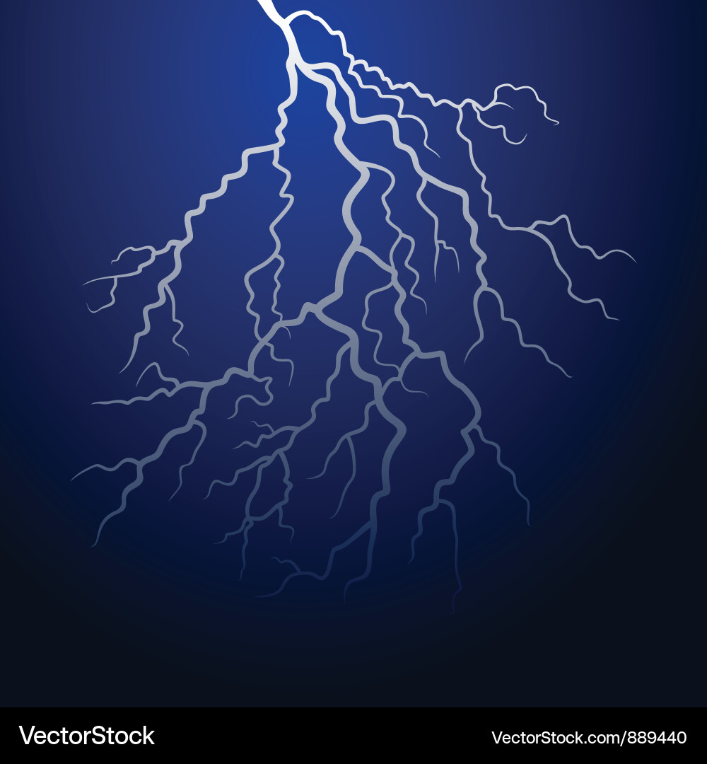 Lightning Royalty Free Vector Image - VectorStock