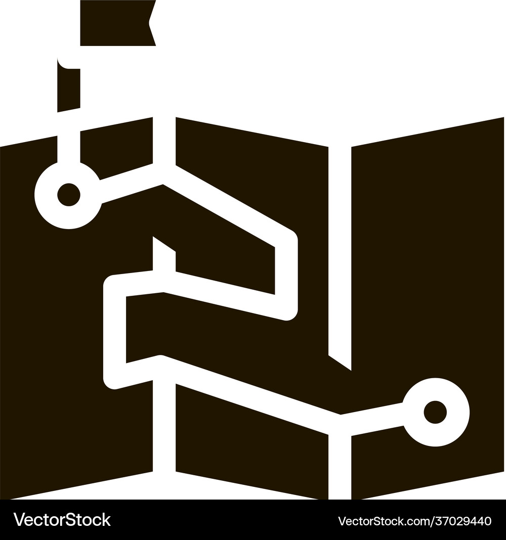 Map direction topography icon Royalty Free Vector Image