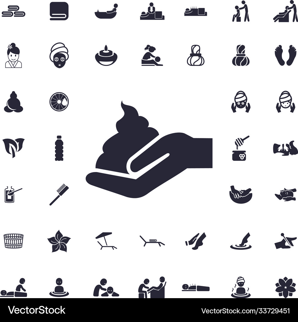 Shaving foam icon Royalty Free Vector Image - VectorStock