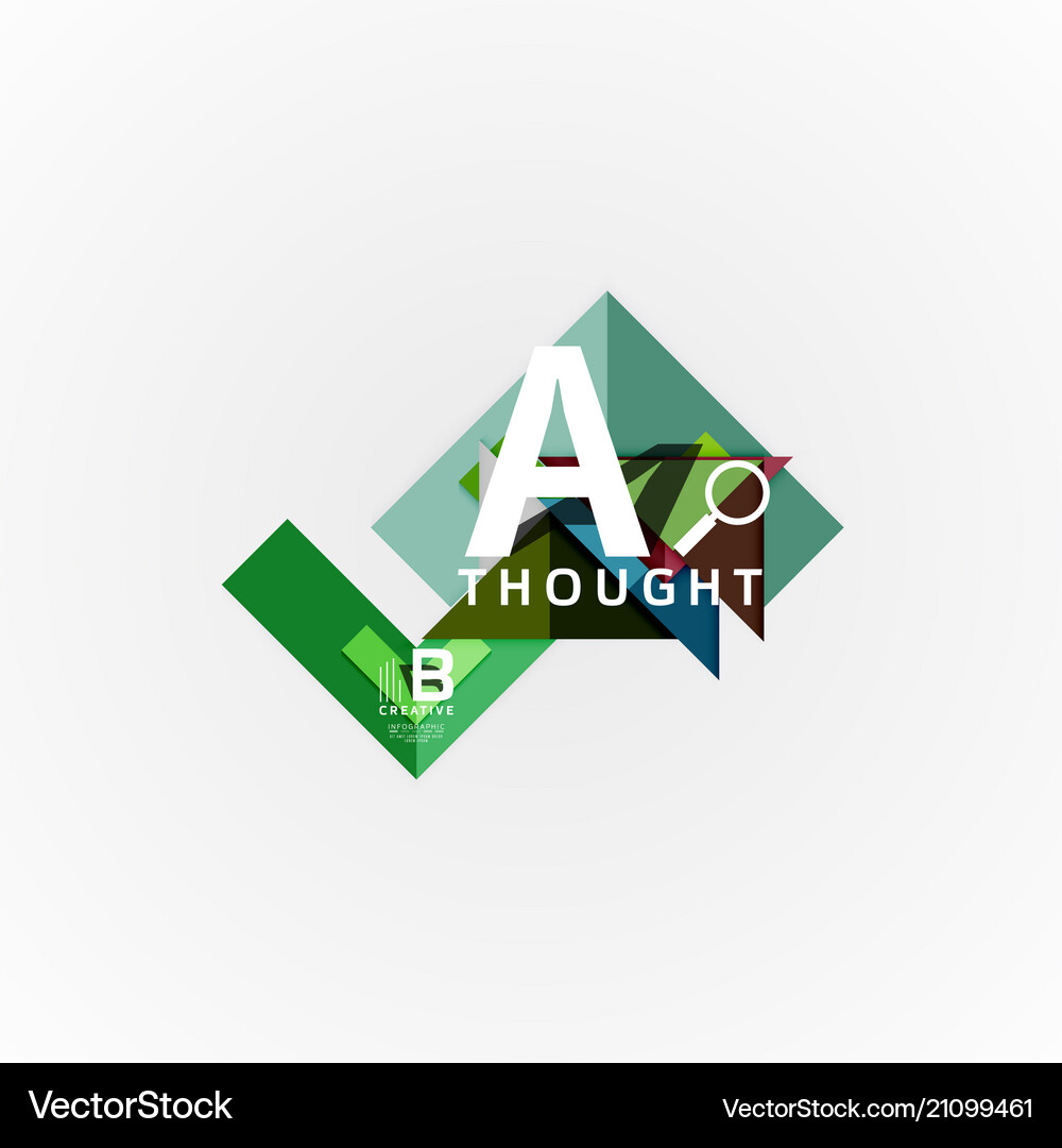 Paper option steps diagram infographic layout Vector Image