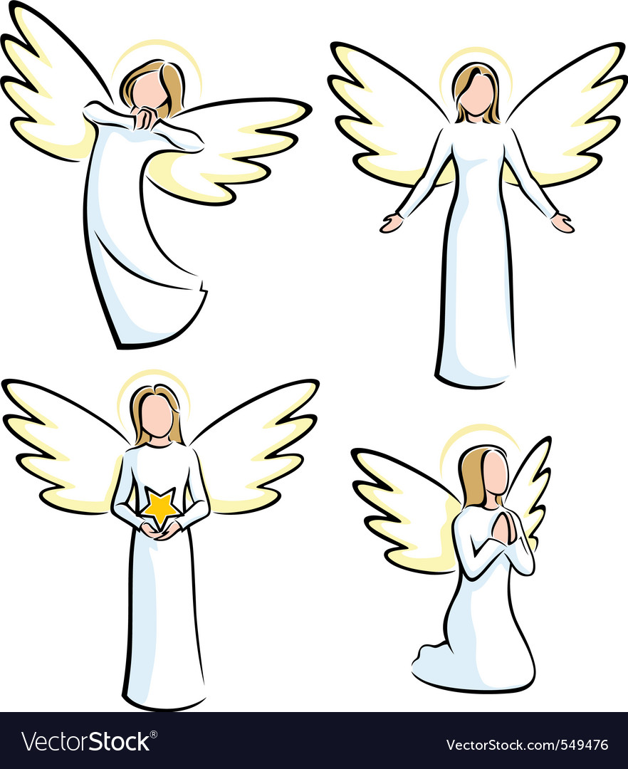 Angels Royalty Free Vector Image - VectorStock