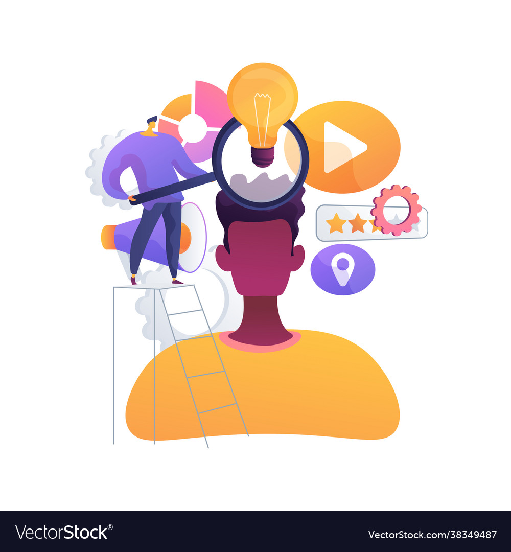 Consumer behaviour abstract concept Royalty Free Vector Consumer behaviour abstract concept Royalty Free Vector