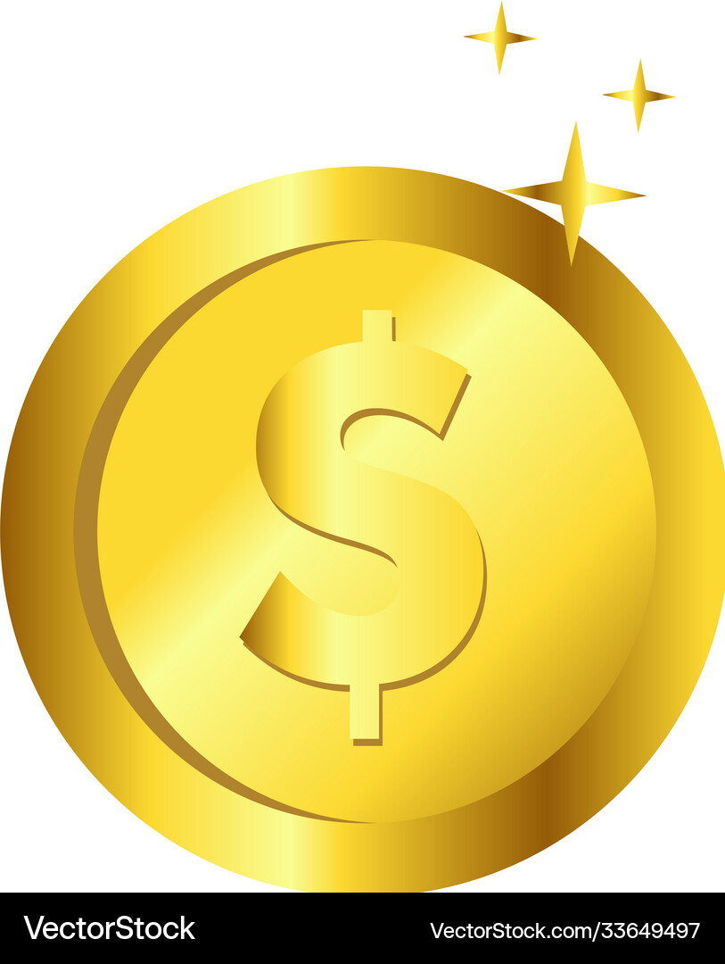 Dollar logo template design Royalty Free Vector Image