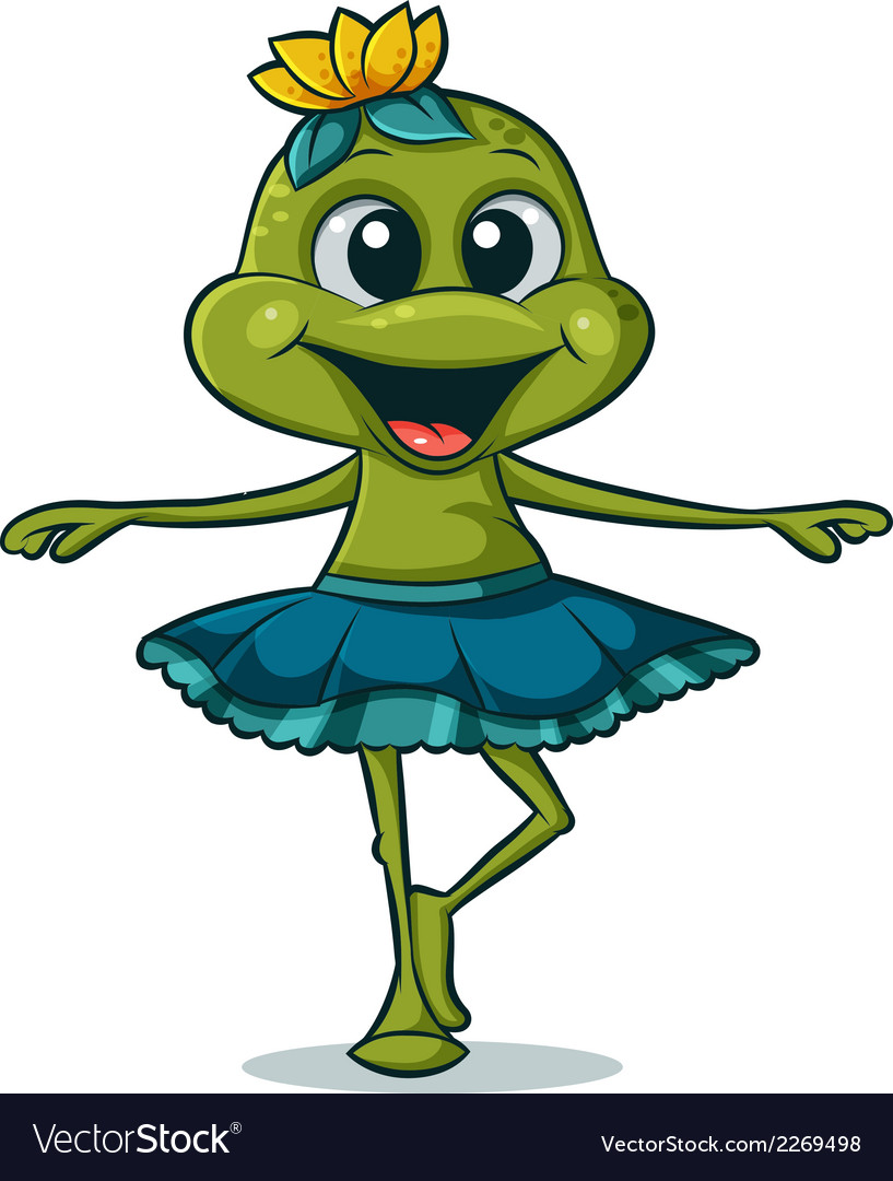 Dancing frog Royalty Free Vector Image - VectorStock