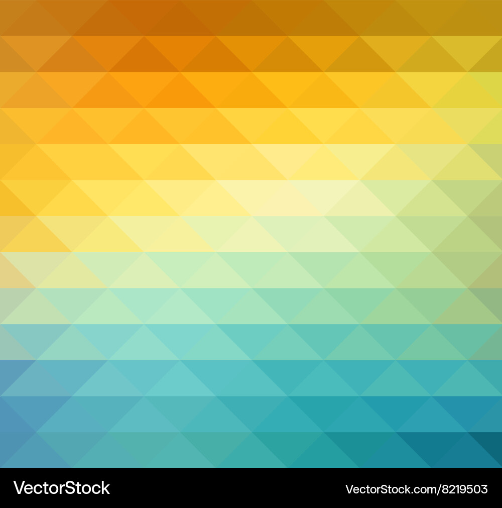 Abstract geometric background with orange blue Vector Image