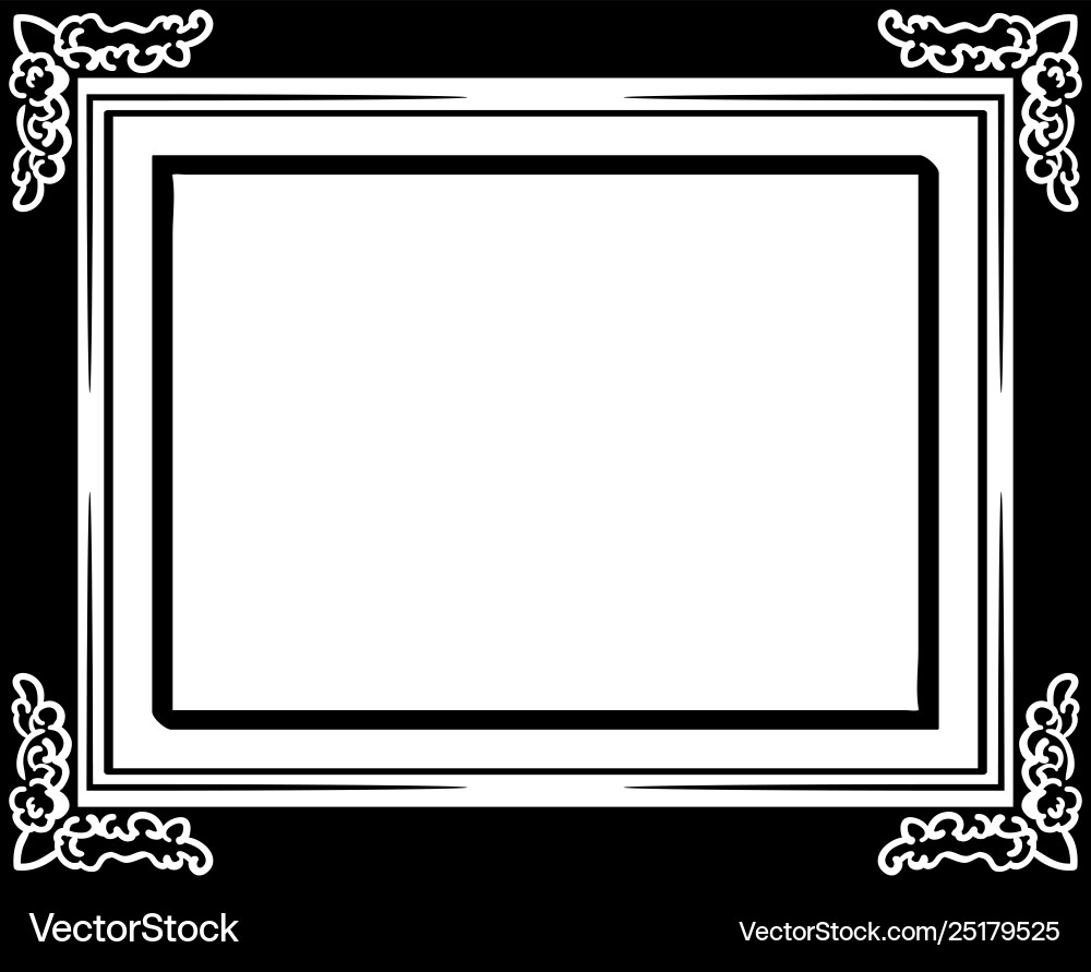 Picture frame eps Royalty Free Vector Image - VectorStock