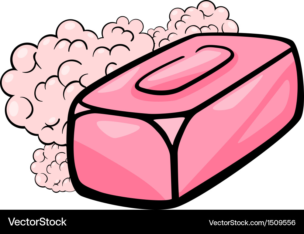 Soap clip art cartoon Royalty Free Vector Image