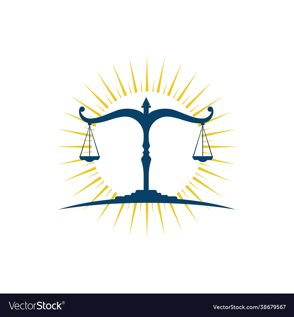 Justice law firm icon template Royalty Free Vector Image Justice law firm icon template Royalty Free Vector Image