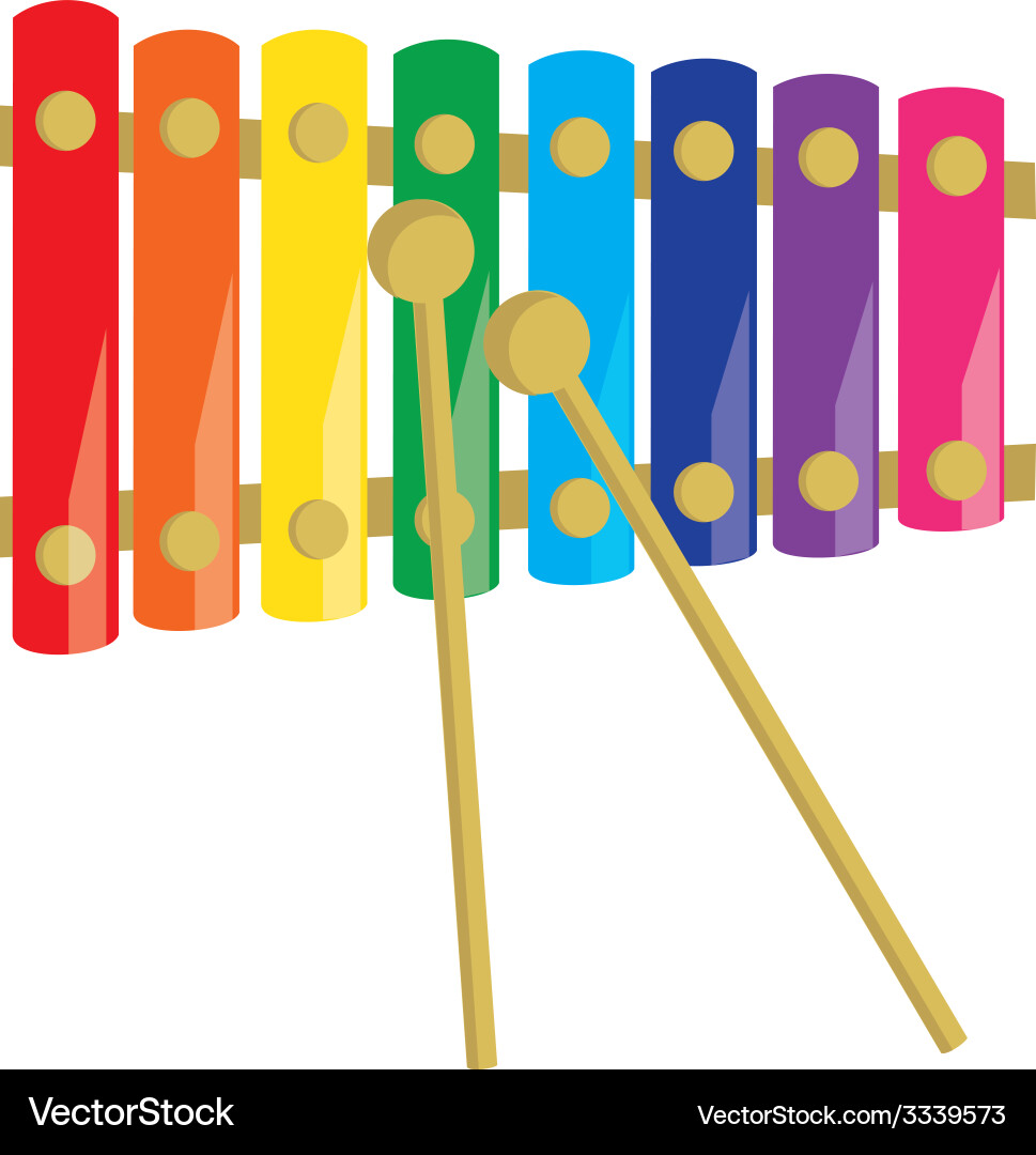 Xylophone Royalty Free Vector Image - VectorStock