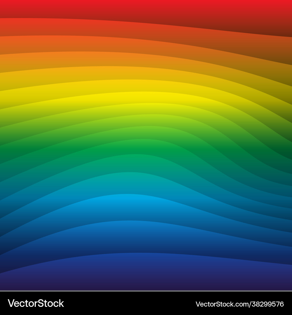 Abstract colorful rainbow visible Royalty Free Vector Image
