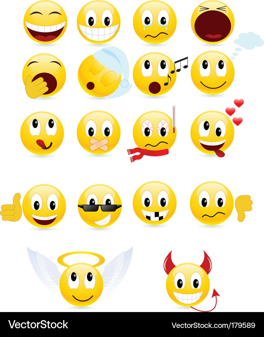 Smiles Royalty Free Vector Image - VectorStock