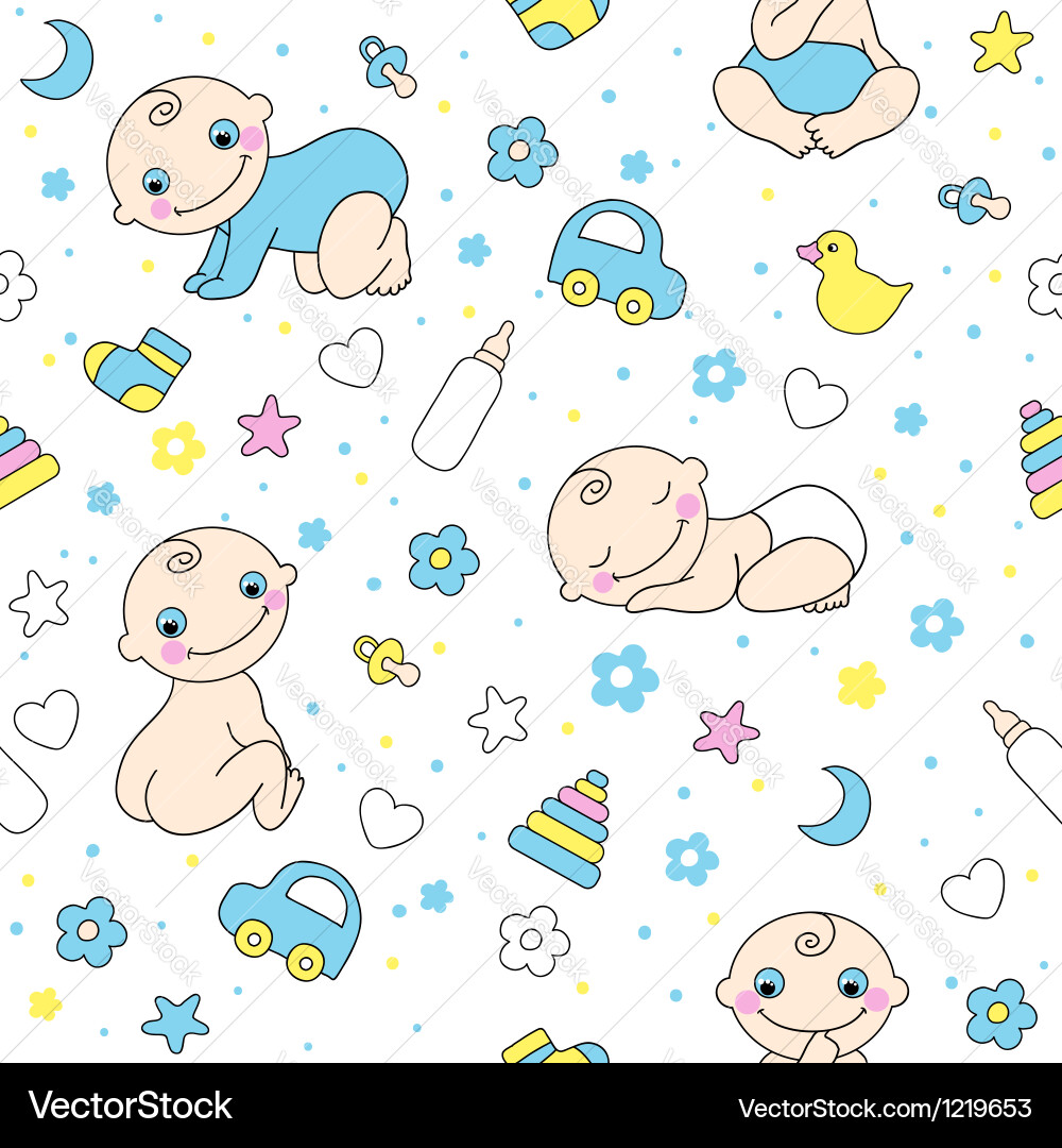 Baby boys Royalty Free Vector Image - VectorStock