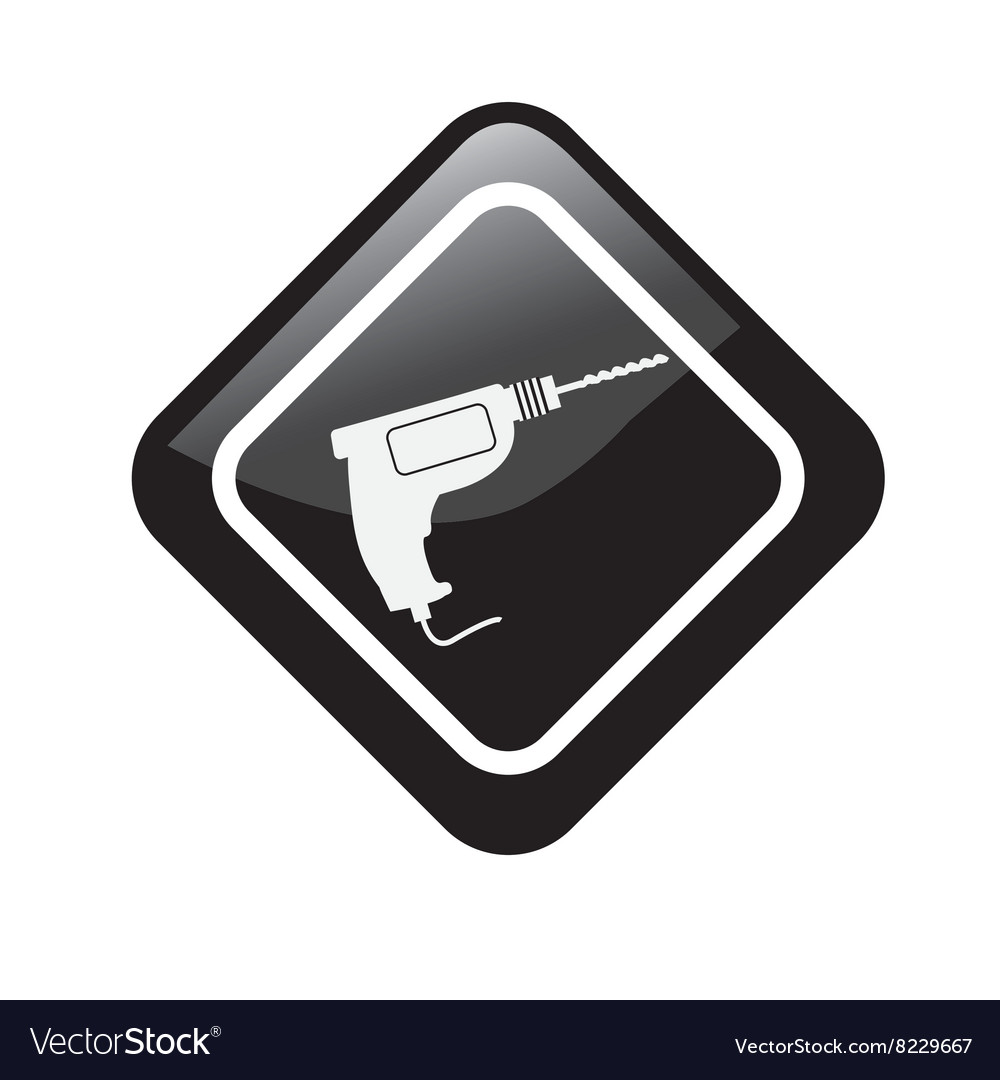 Drill tool design Royalty Free Vector Image - VectorStock