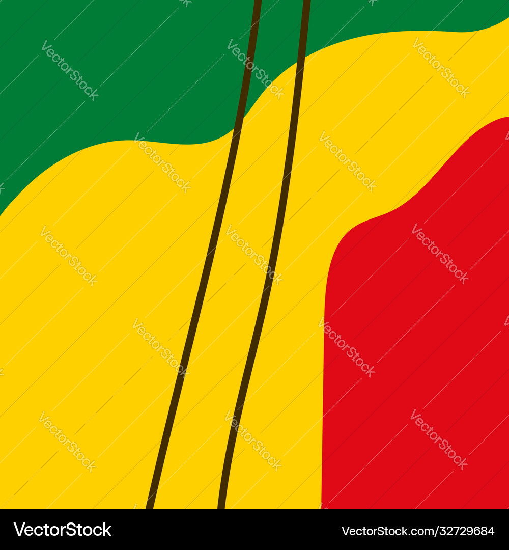 Bright abstract square collage minimalistic Vector Image