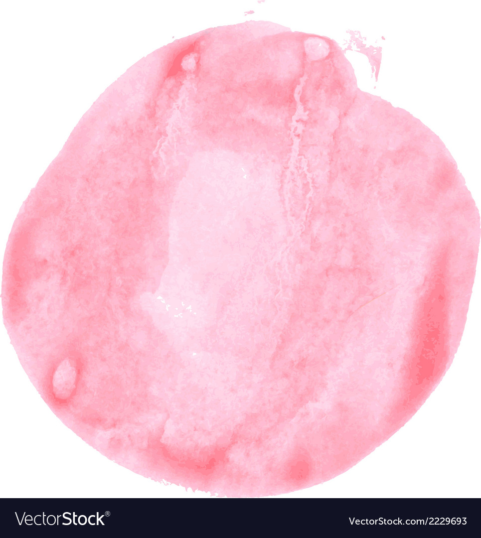 Pink Watercolor Blob Royalty Free Vector Image - VectorStock