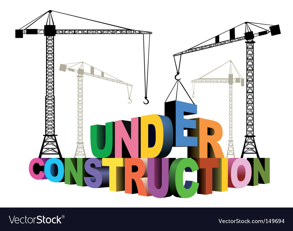 Under construction Royalty Free Vector Image - VectorStock