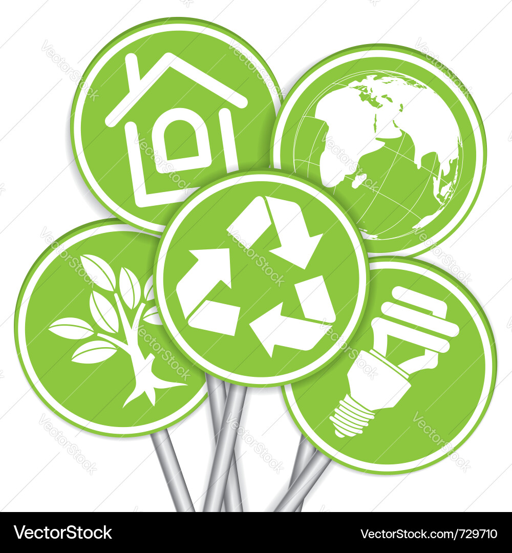 Environment icon tree Royalty Free Vector Image