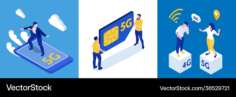 5g internet design concept Royalty Free Vector Image