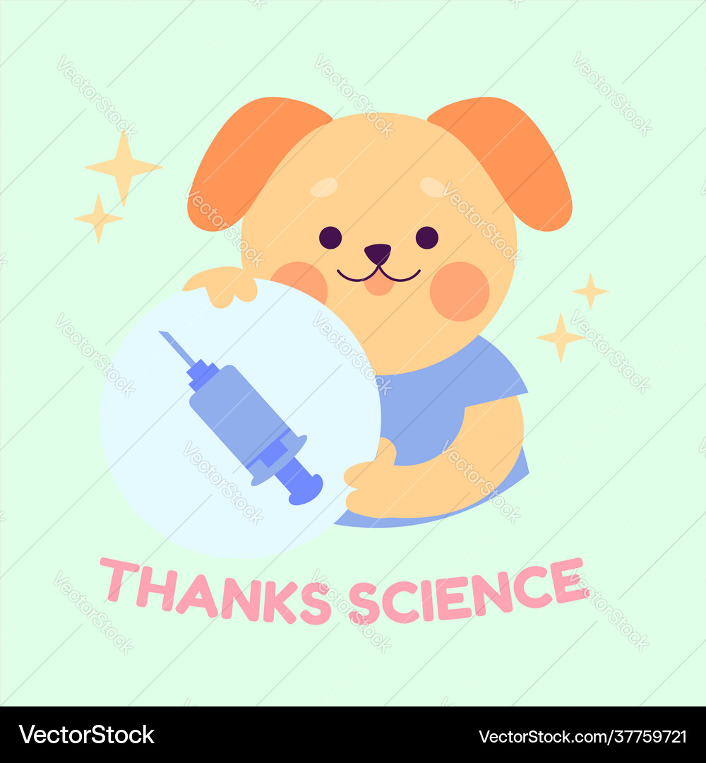 Vaccination label sticker Royalty Free Vector Image