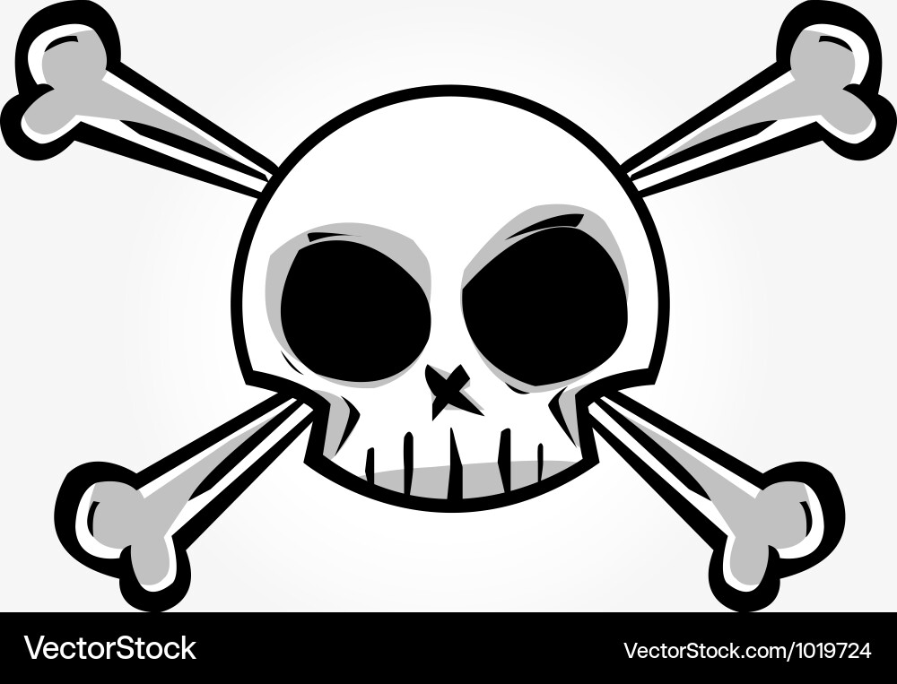 Punk Skull Royalty Free Vector Image - VectorStock