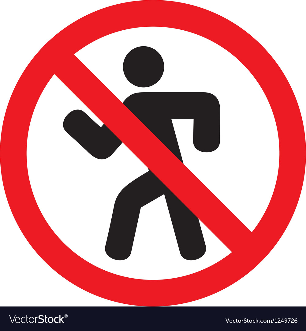 Do Not Enter Sign Royalty Free Vector Image VectorStock
