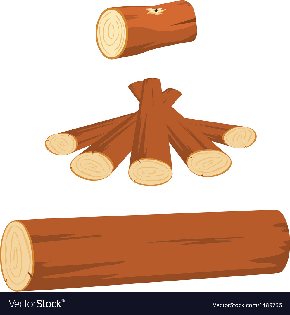 Logs Royalty Free Vector Image - VectorStock