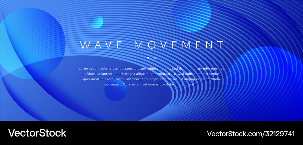 Blue futuristic abstract technology concept 3d Vector Image