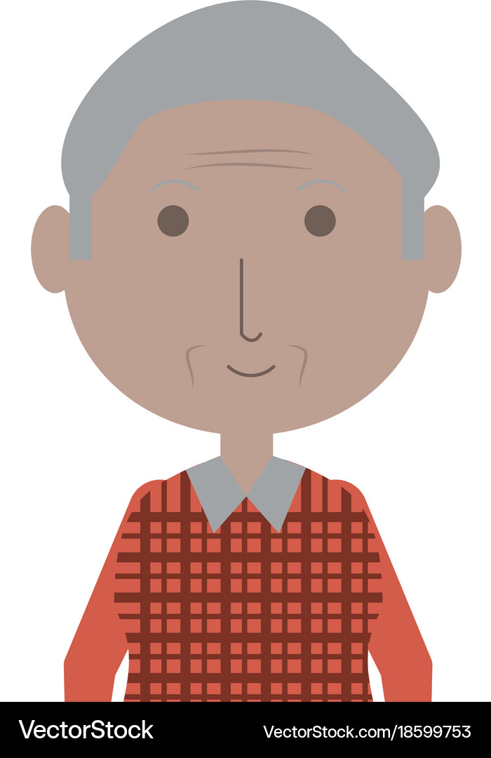 Elderly man icon Royalty Free Vector Image - VectorStock