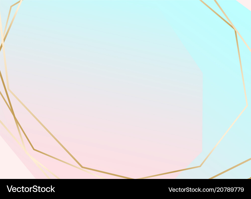 Gold geometric shapes Royalty Free Vector Image