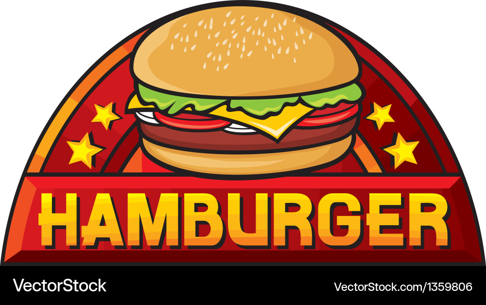 Hamburger sign Royalty Free Vector Image - VectorStock