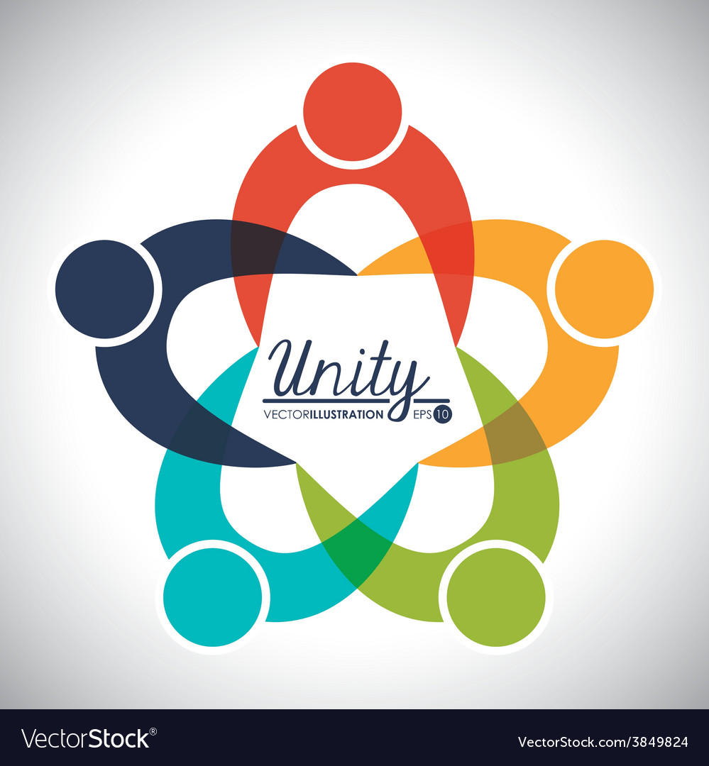 Unity people Royalty Free Vector Image - VectorStock