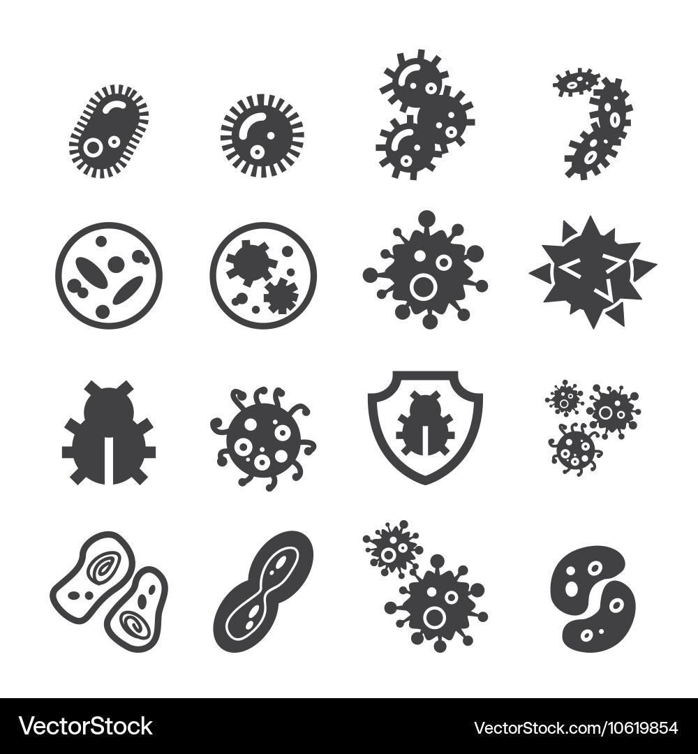 Bacteria icon Royalty Free Vector Image - VectorStock