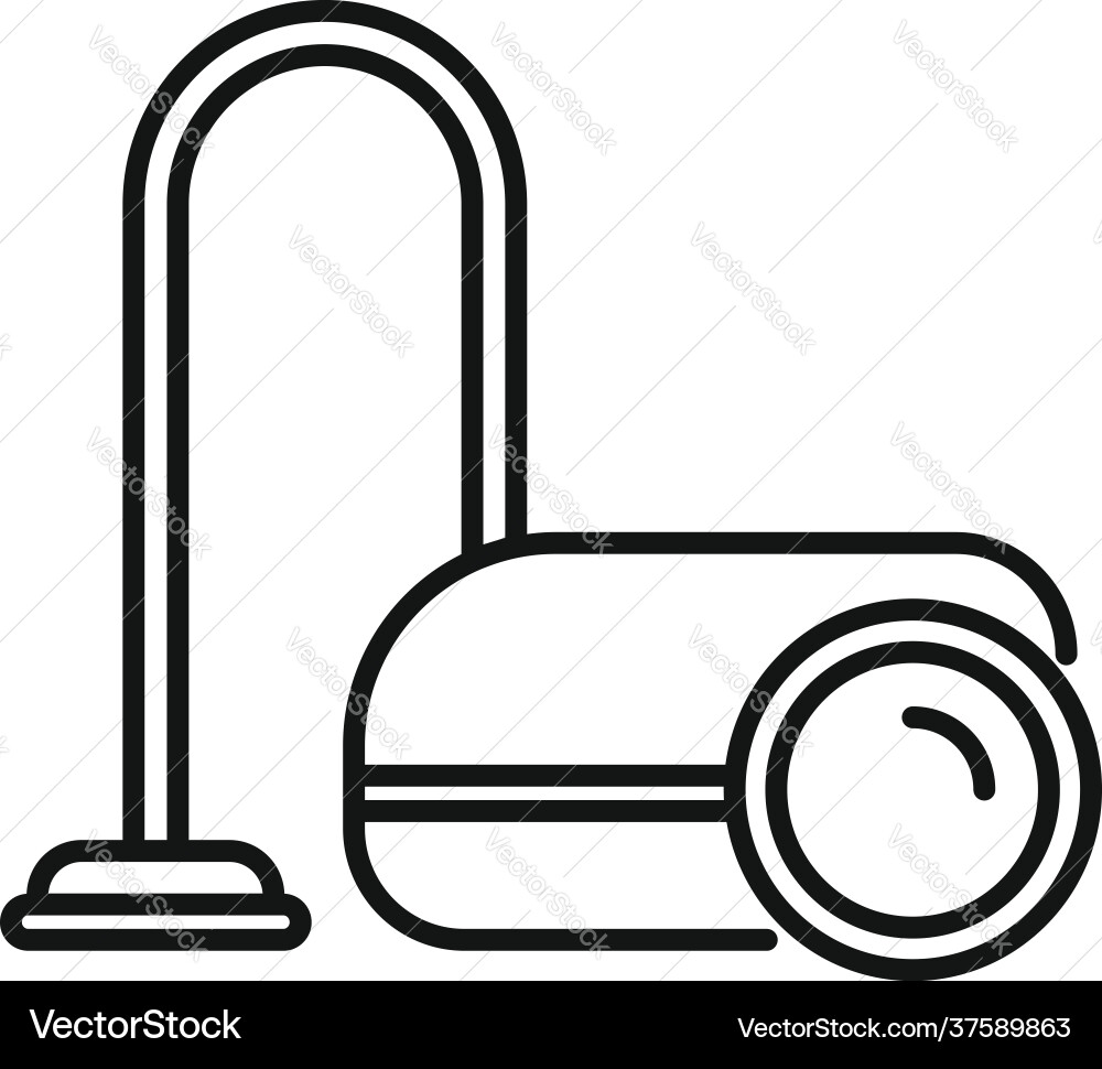 Vacuum cleaner icon outline style Royalty Free Vector Image