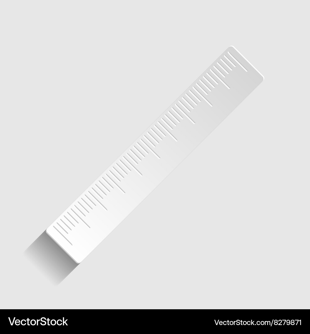 Centimeter ruler sign Royalty Free Vector Image