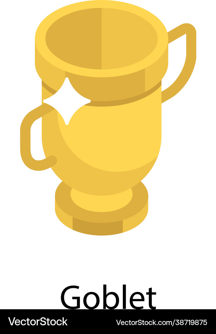 Goblet Royalty Free Vector Image - VectorStock