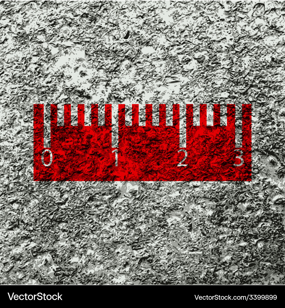 Ruler icon symbol flat modern web design with long