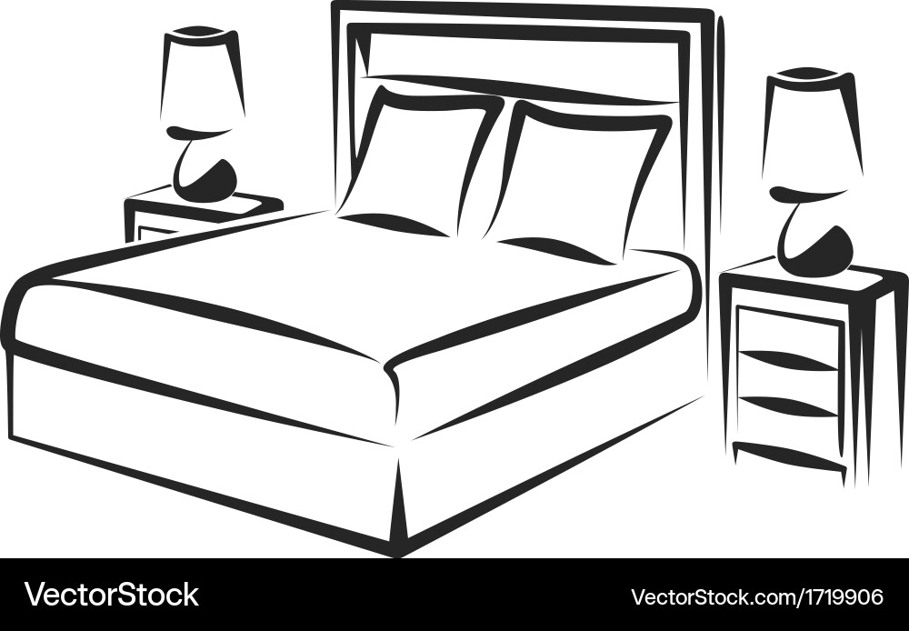 Bedroom Royalty Free Vector Image - VectorStock