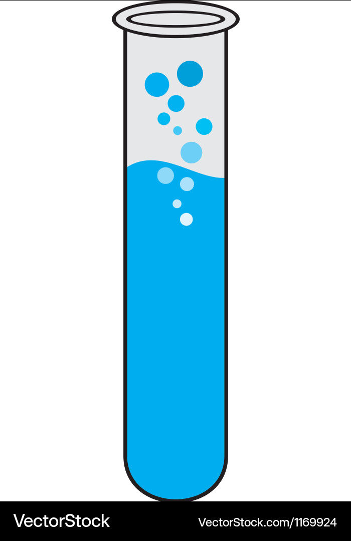 Test tube Royalty Free Vector Image - VectorStock