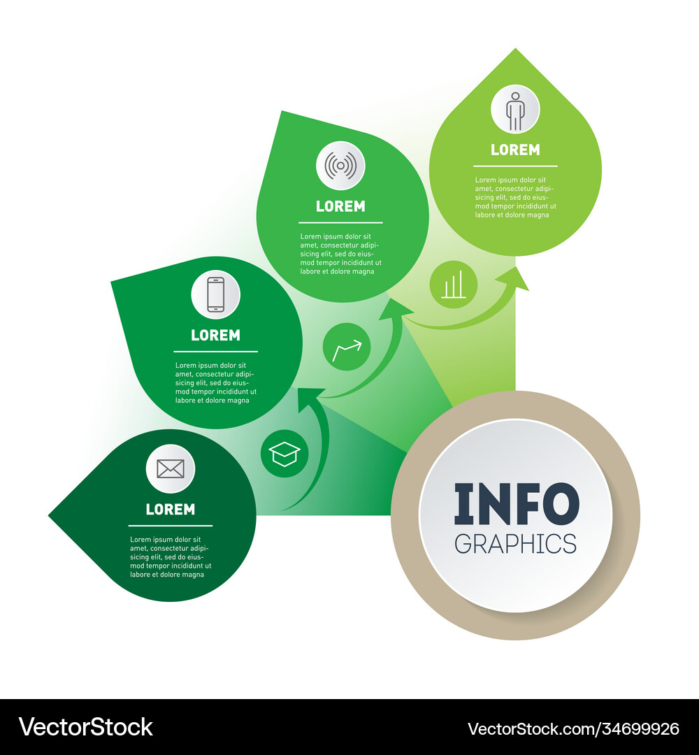 Growth and development green technology Royalty Free Vector