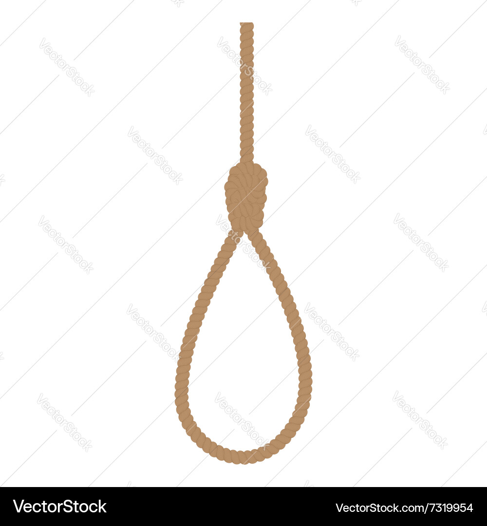 Noose cartoon icon Royalty Free Vector Image - VectorStock