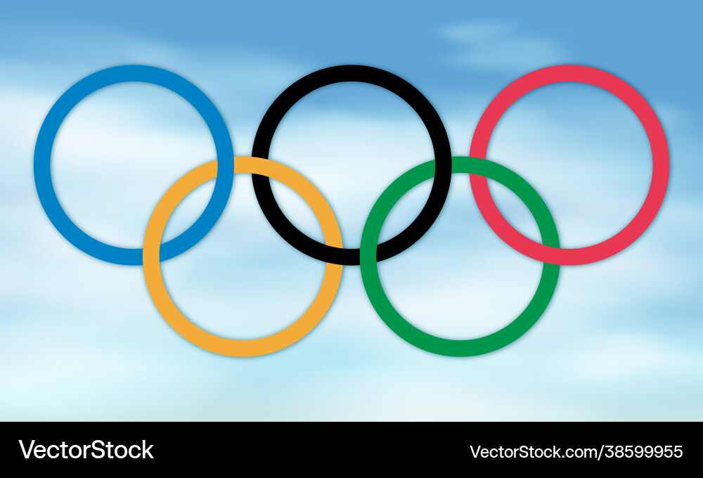 Five ring symbol Royalty Free Vector Image - VectorStock