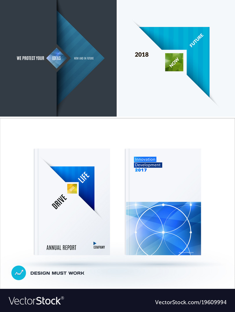 Abstract design elements for graphic layout Vector Image