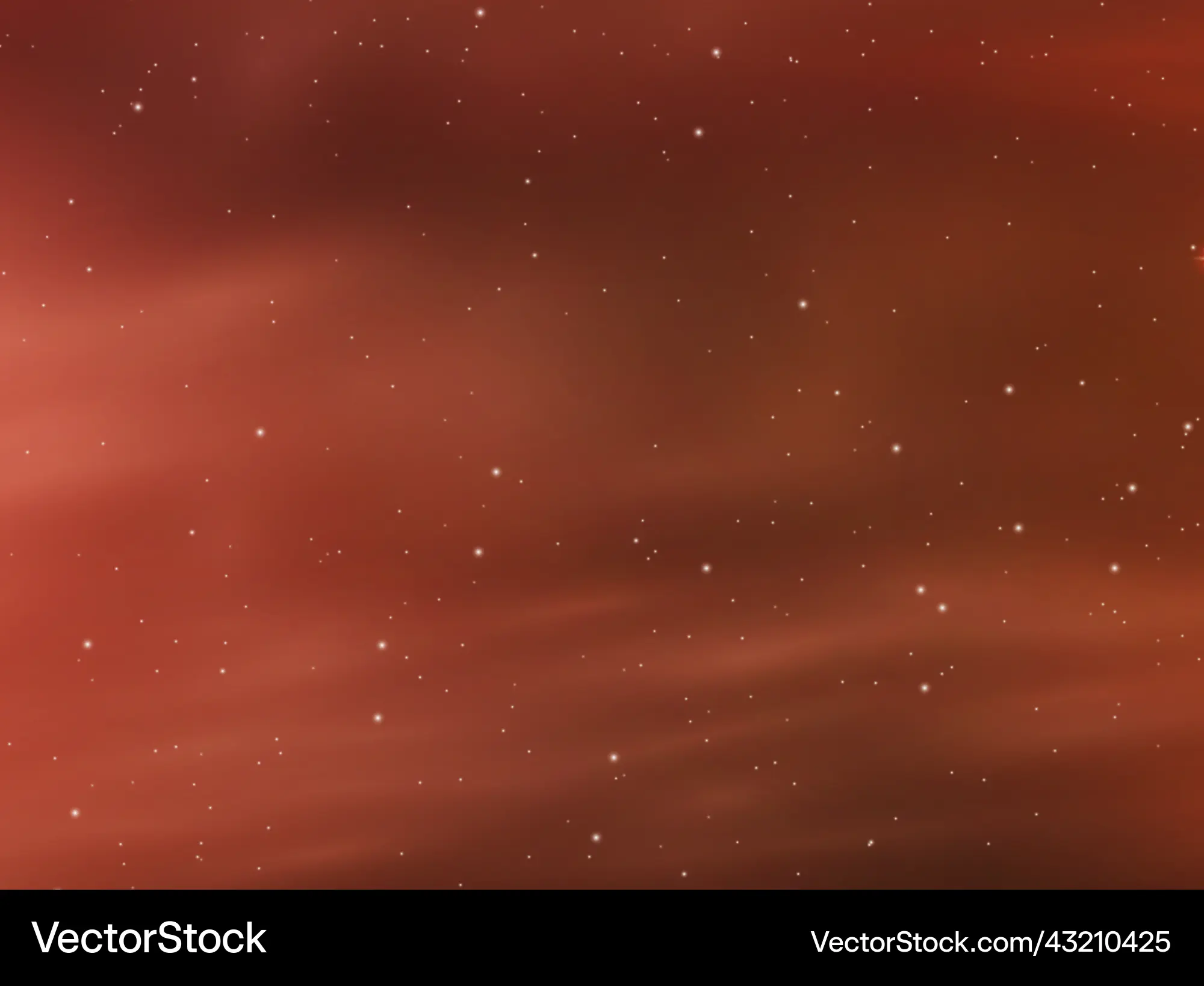 Orange Galaxy Background