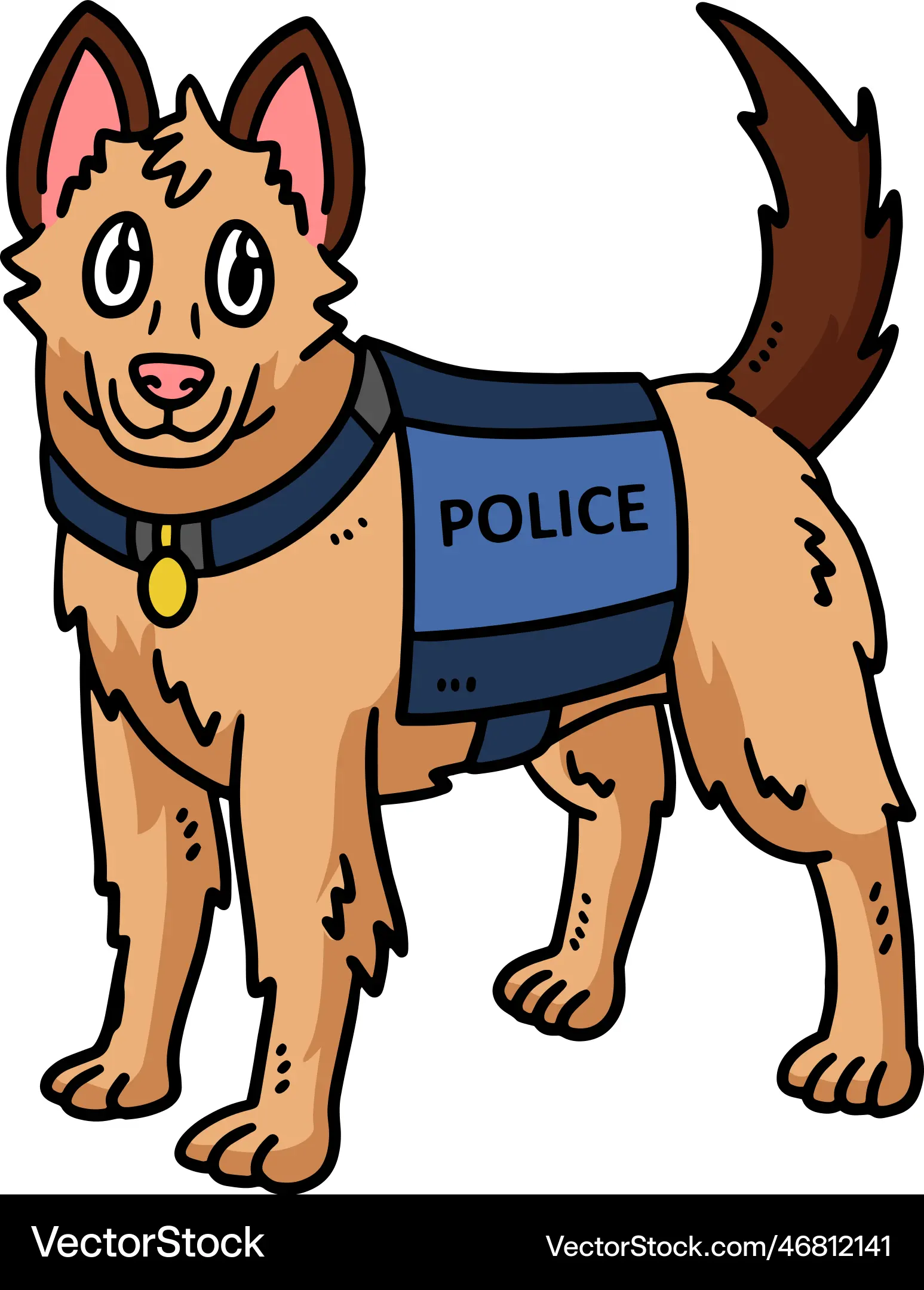 Police Dog Clipart 33 Police Dog Cartoon High Res Illustrations