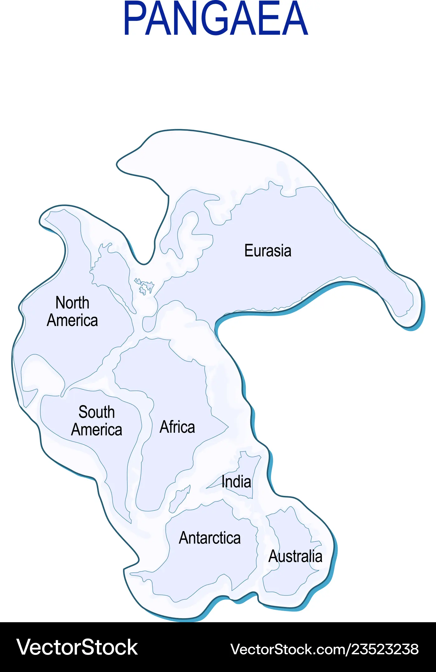 Pangaea Map Palaeogeographic Map And Climate Zones Of The