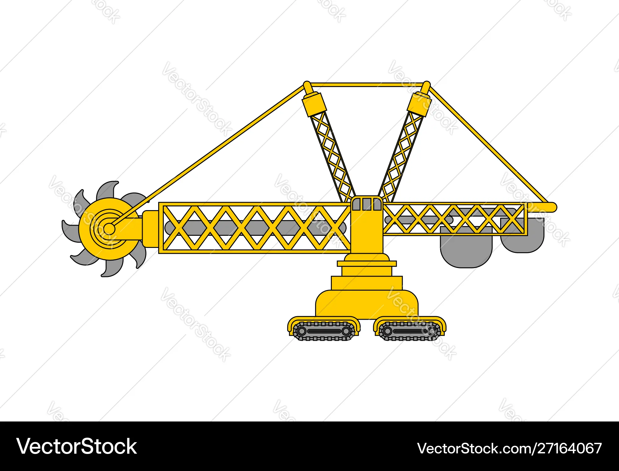 Bucket Wheel Excavator Diagram