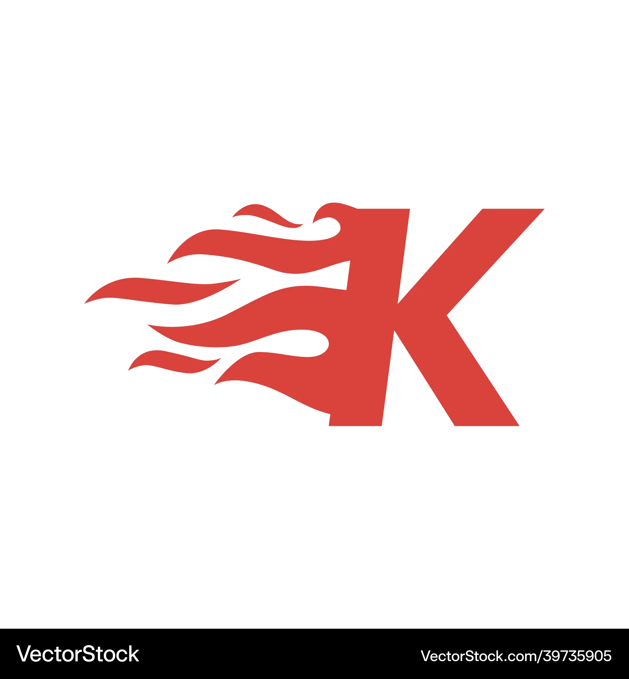 K Logo Fire