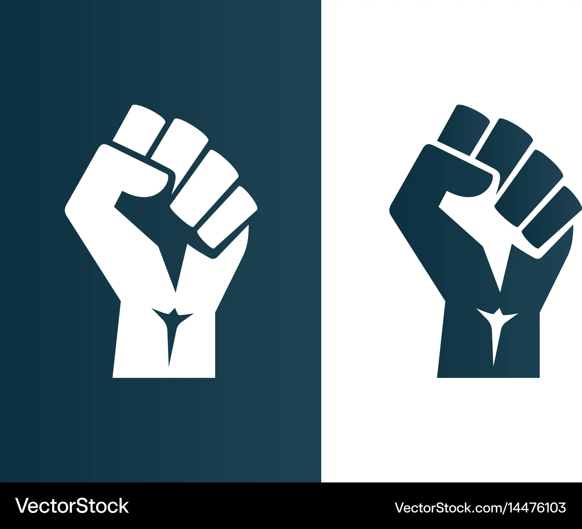 Raised Fist Logo Raised Fist Symbol. Clenched Fist Symbol On A Shield.