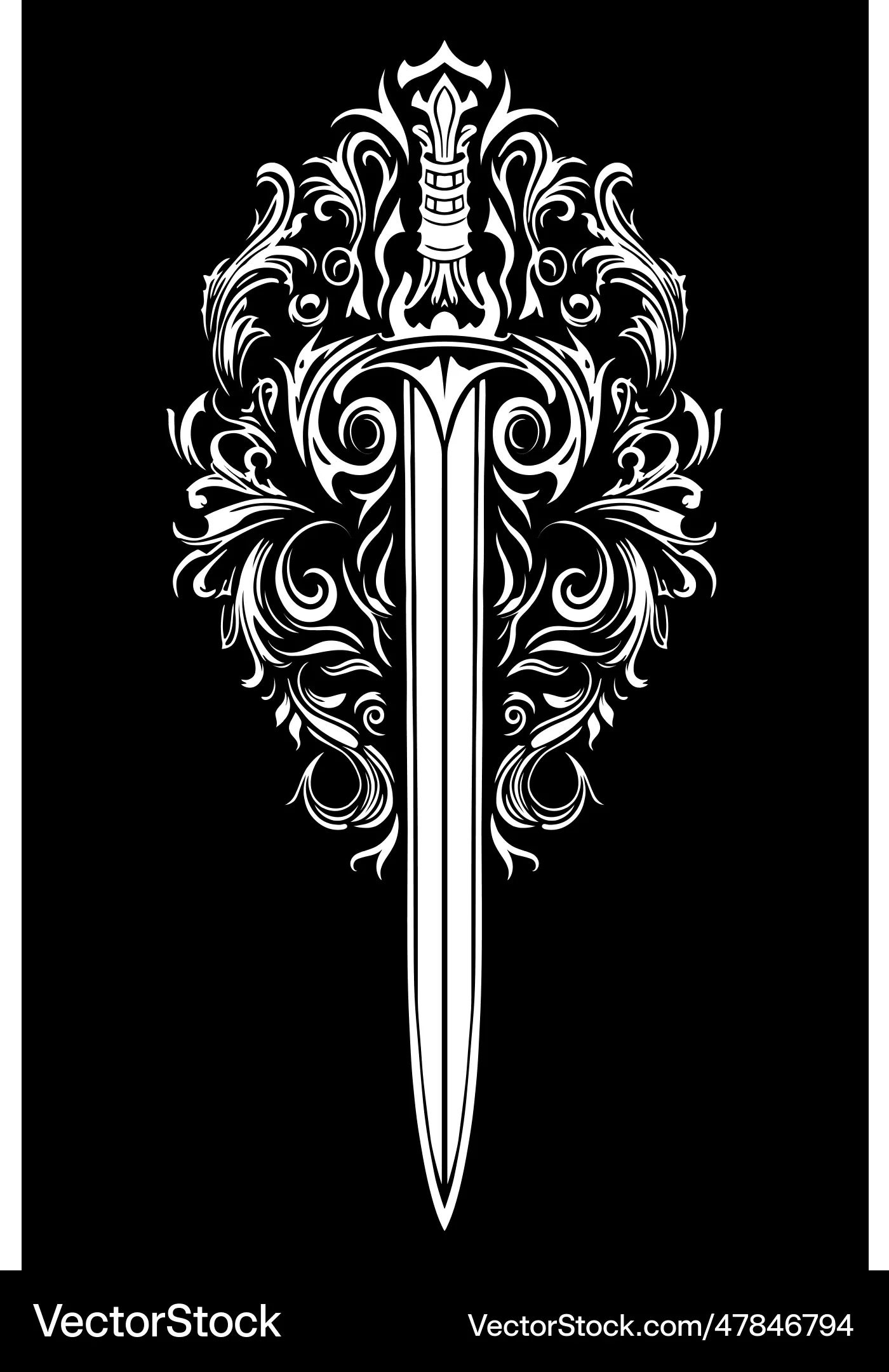 Excalibur Schwert Tattoos